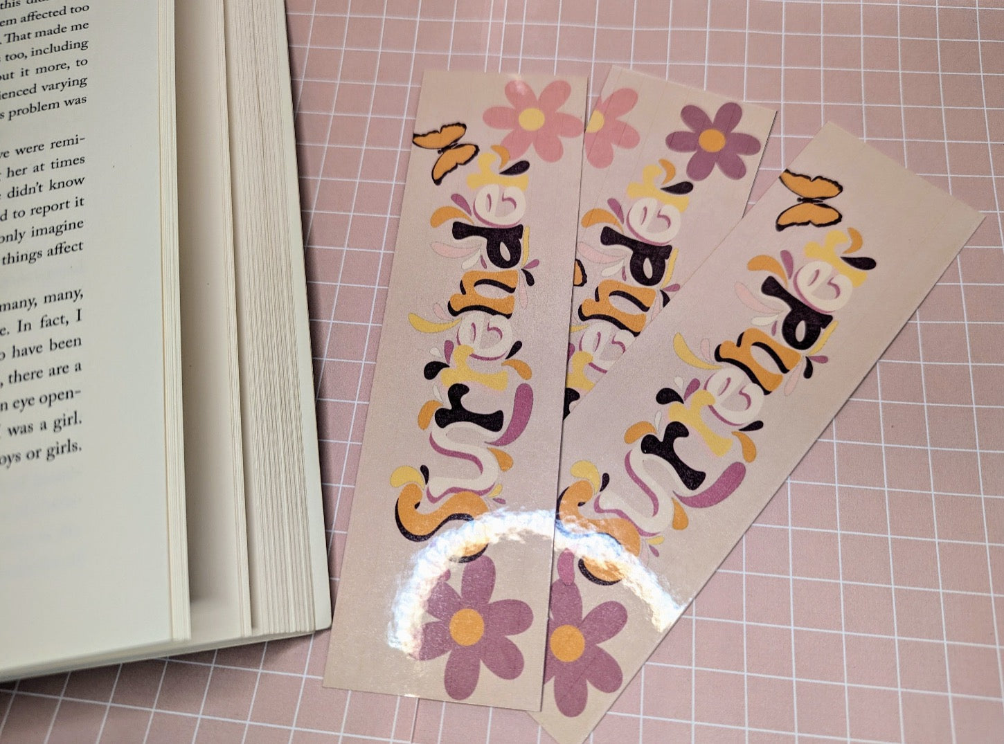 Surrender Bookmark – The Cozy Christian Co